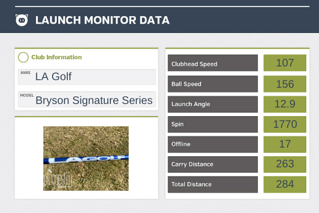 LA Golf Bryson Signature Series Shaft Review - Plugged In Golf