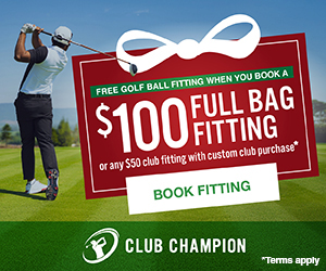 2025 Free Golf Ball Fitting and $100 Full Bag Fitting 300x250 1 ...