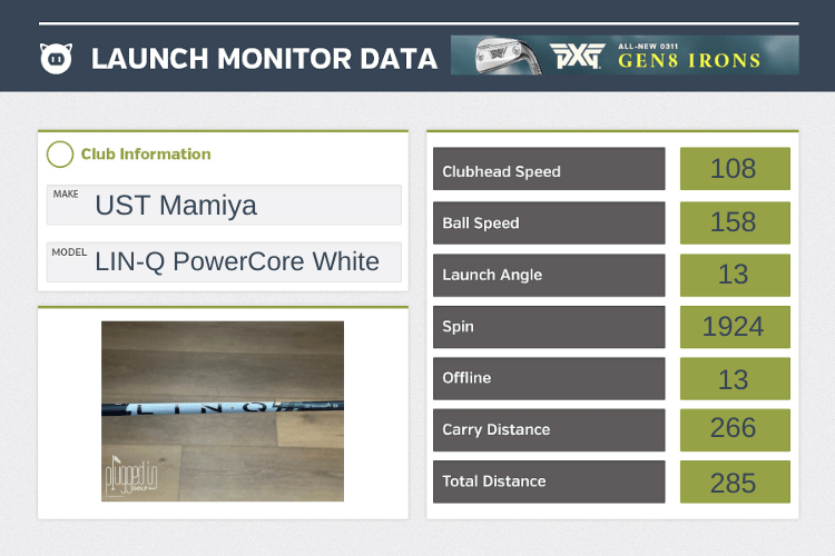 UST Mamiya LIN-Q PowerCore White Shaft Review - Plugged In Golf